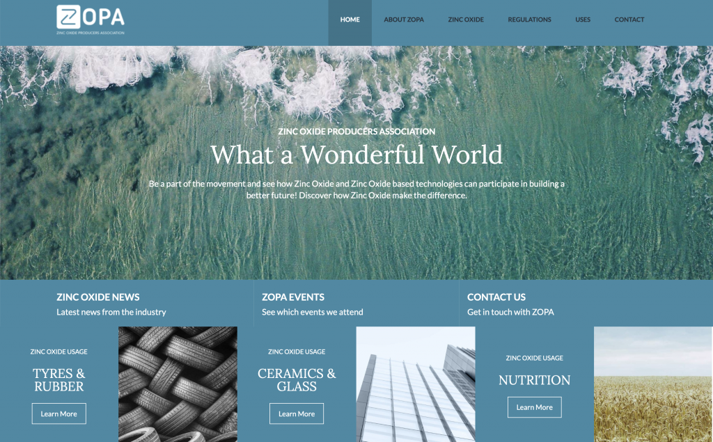 Chemicals | ZINC. International Zinc Association